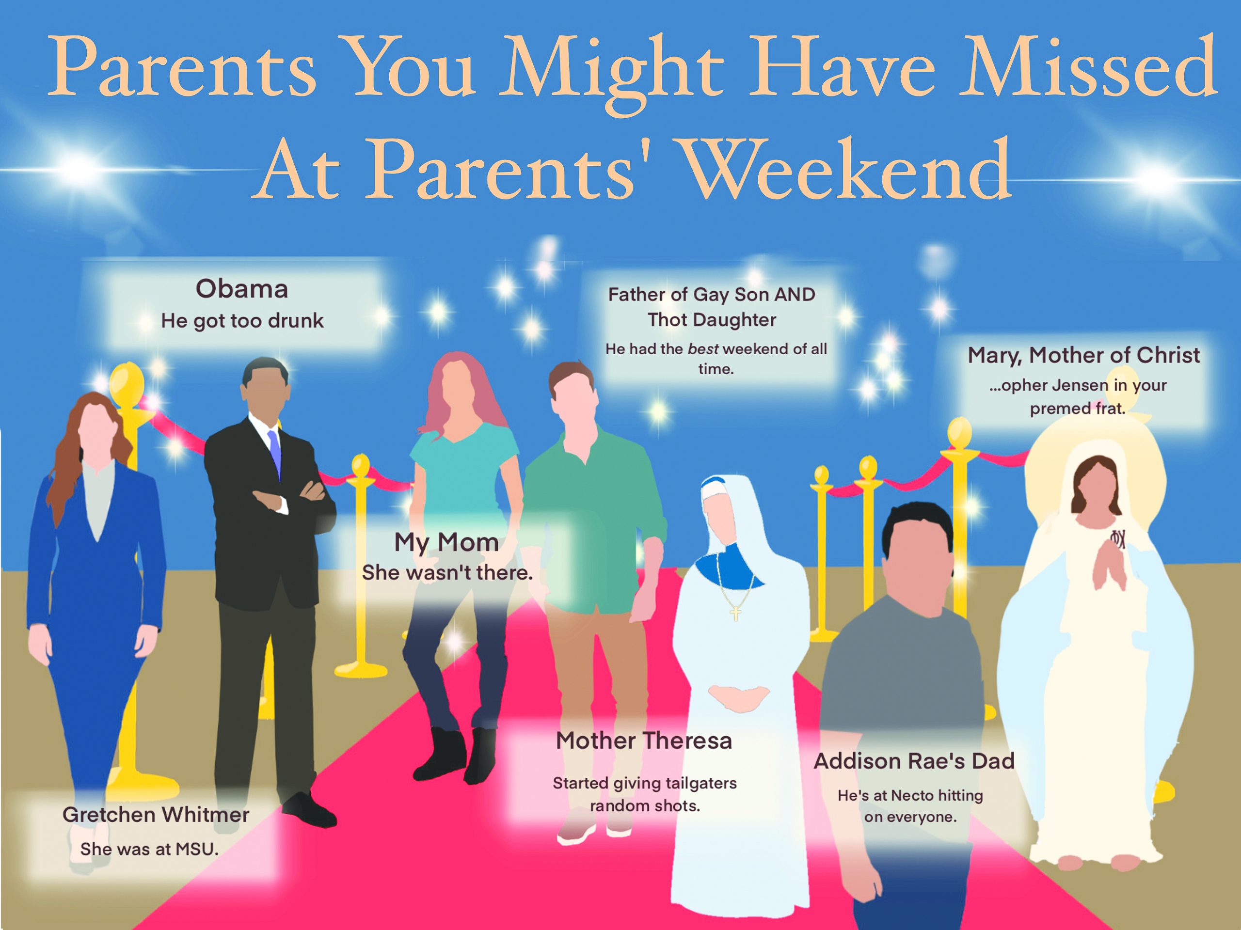 Parents You Might Have Missed At Parents Weekend | The Every Three Weekly