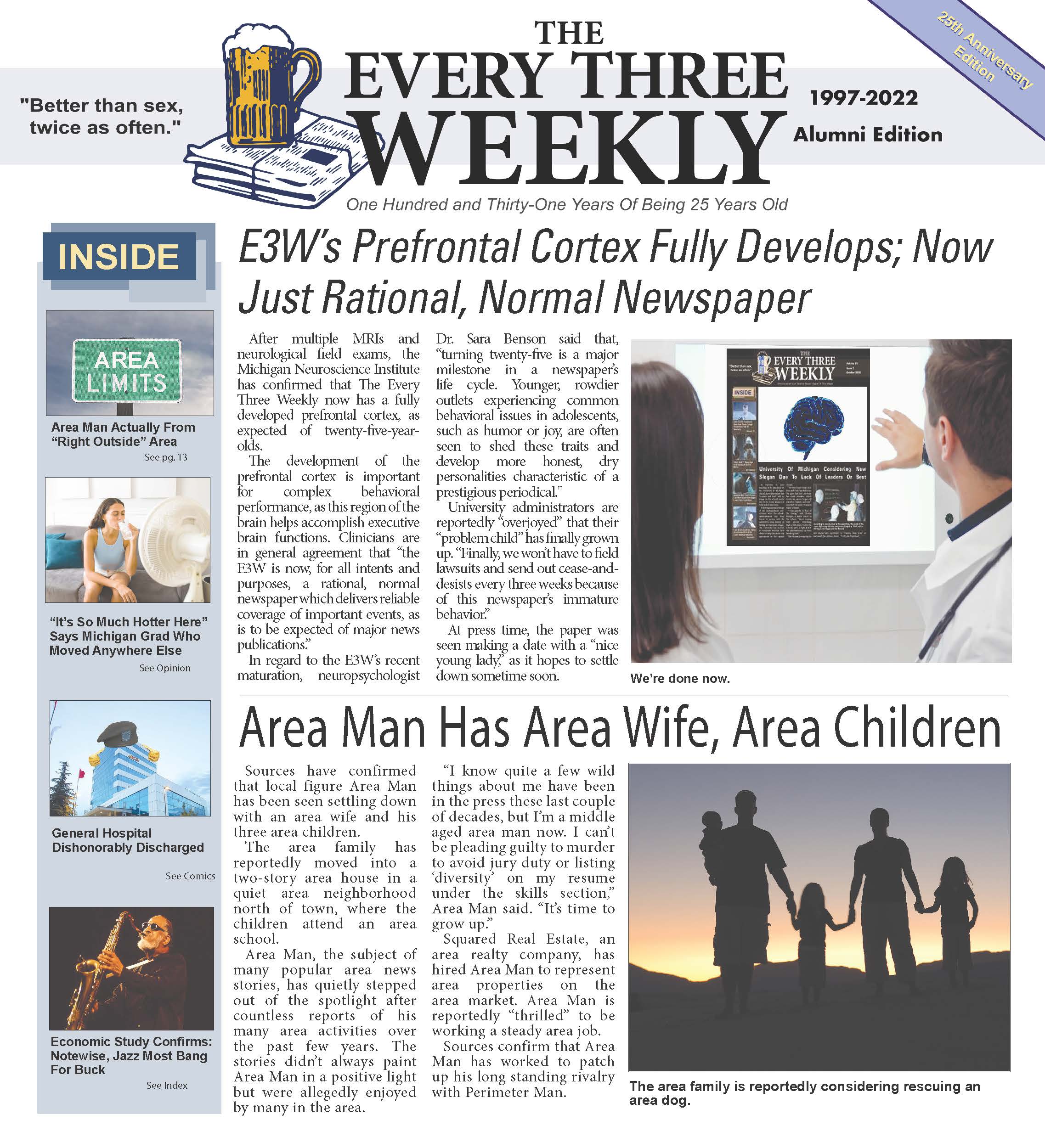 The Every Three Weekly – Alumni Edition | The Every Three Weekly