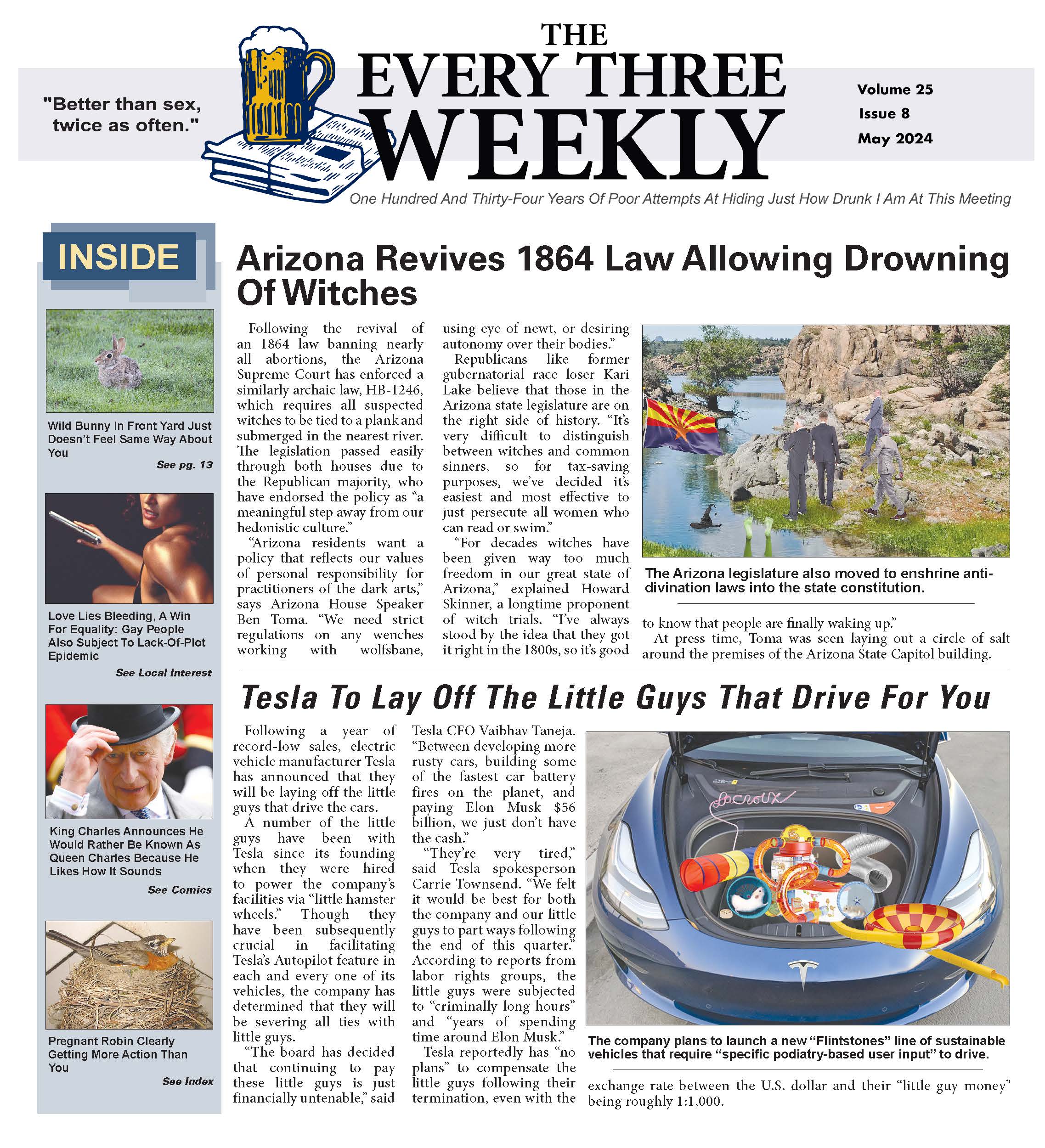 The Every Three Weekly – Volume 25, Issue 8 | The Every Three Weekly