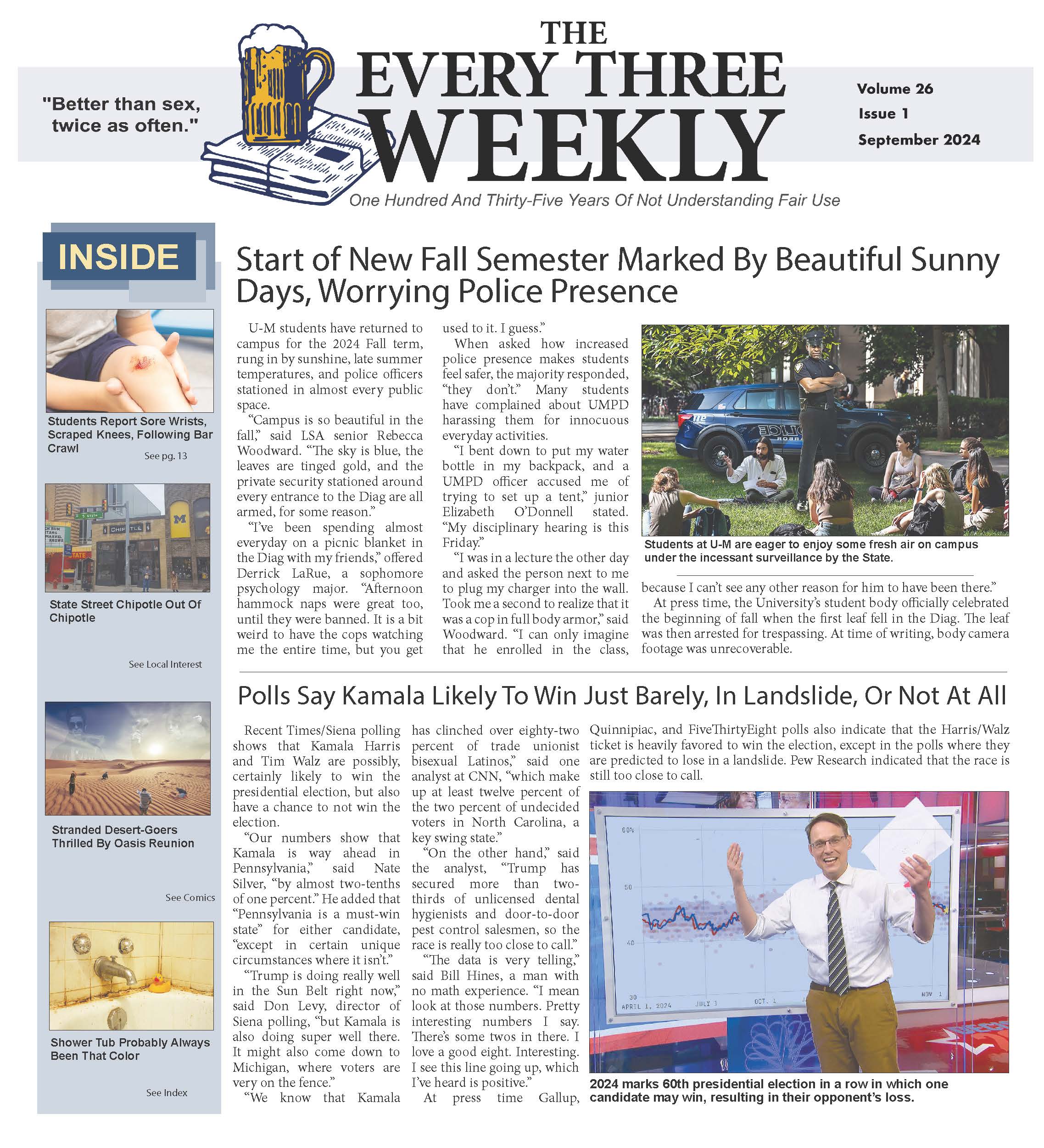 The Every Three Weekly – Volume 26, Issue 1 | The Every Three Weekly